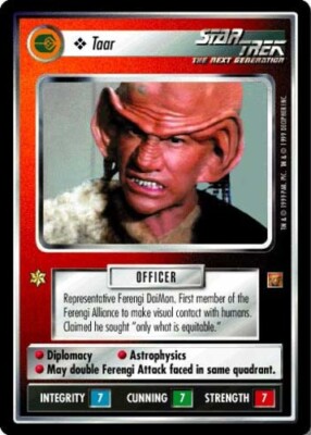 Star Trek: Taar [Ungraded] Rules of Acquisition STCCG Decipher 1E | eBay