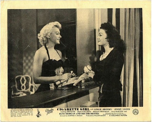 Cigarette Girl Original Lobby Card Leslie Brooks Doris Houck Colleen ...