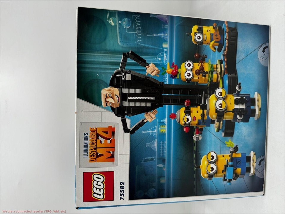 LEGO Despicable Me 4 Brick-Built Gru and Minions Toy Figure Set 75582 ...
