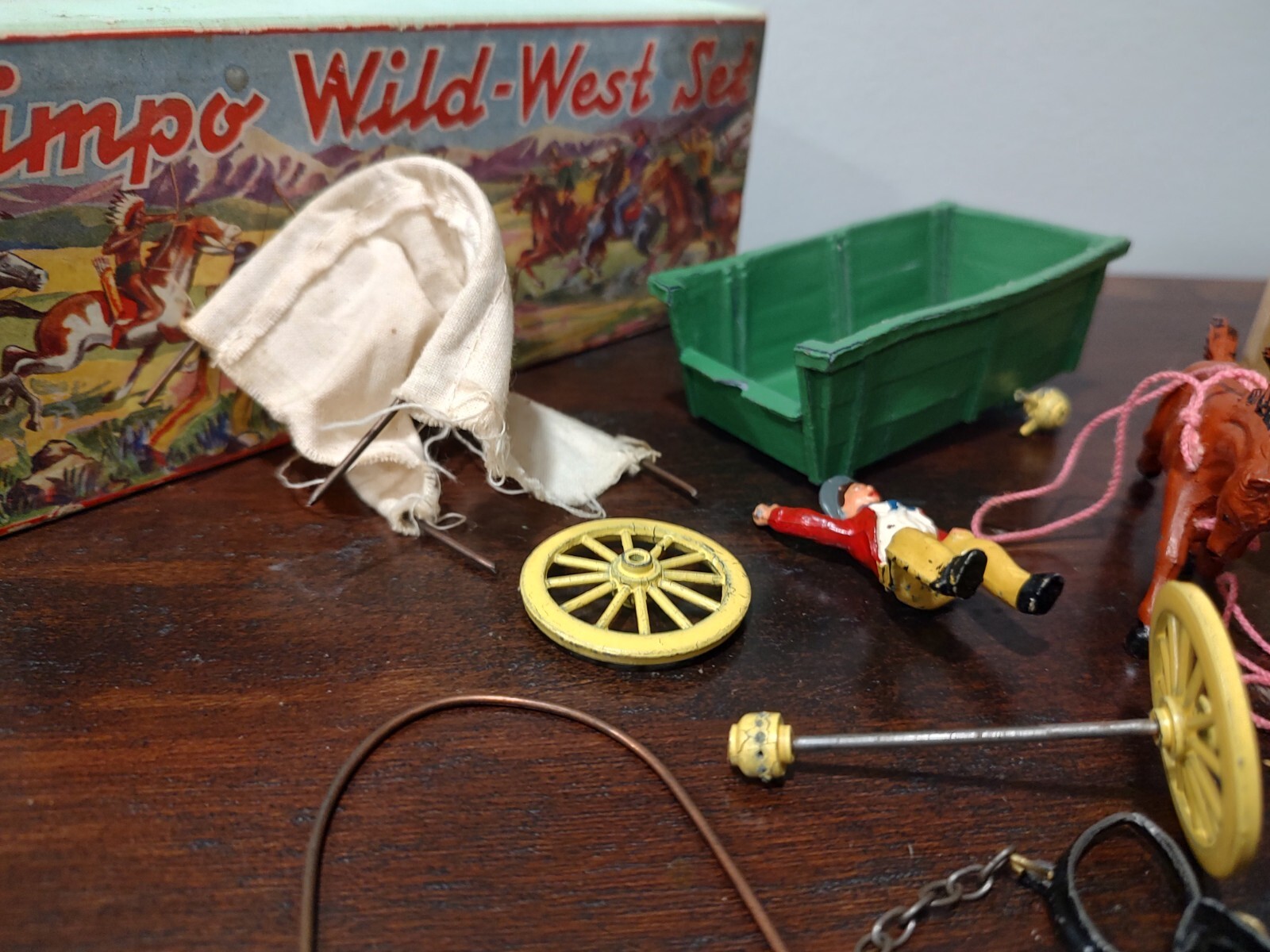 Vintage Timpo Wild West Toy Set 1950s Cowboys Indians | eBay