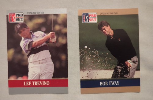 1990 Lee Trevino Bob Tway Pro Set PGA Tour Partners Promo Set ...