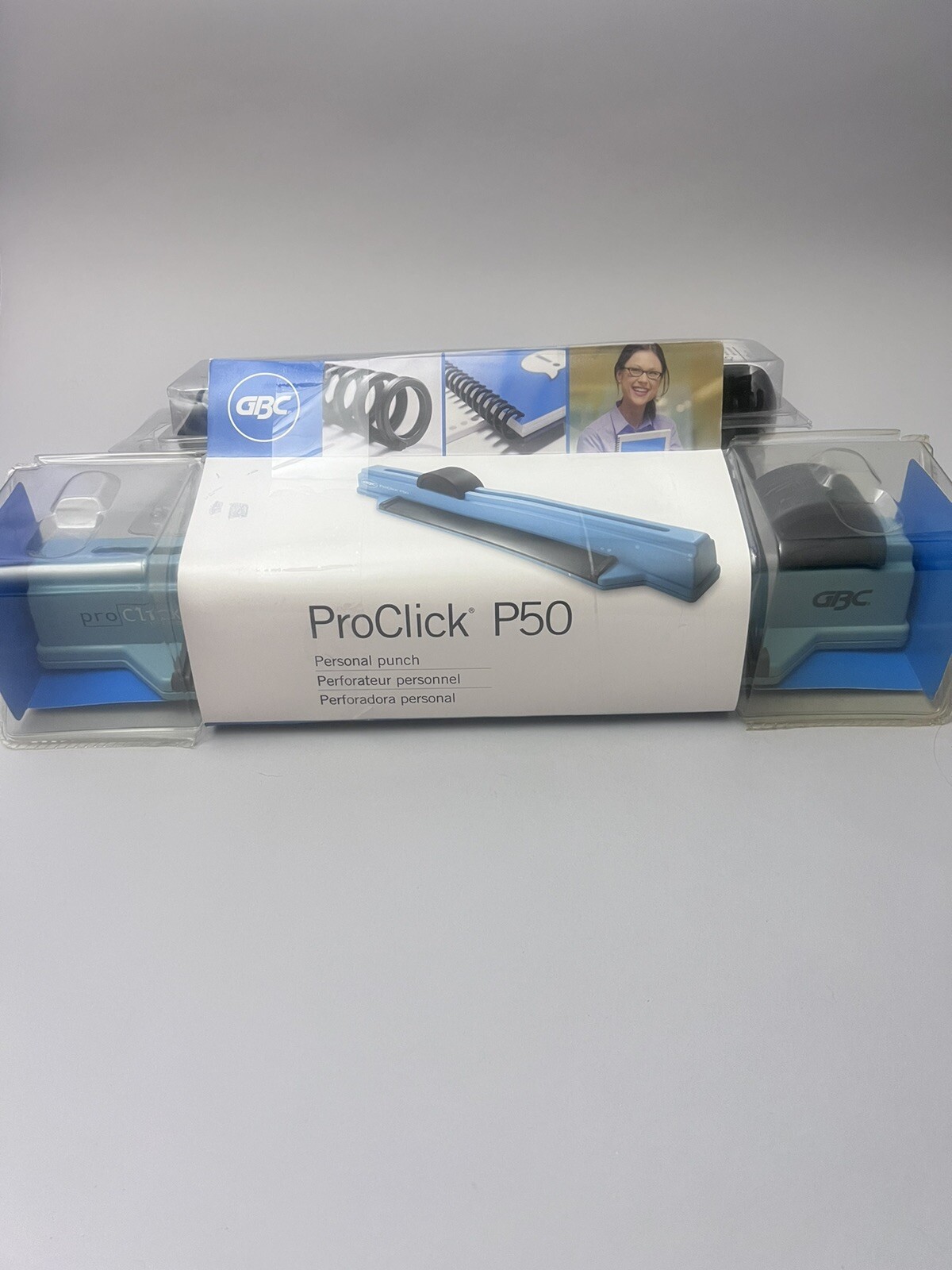 GBC Proclick P50 Binding Machine Manual+ 5/16” & 1/2” 25 Pack Spines ...
