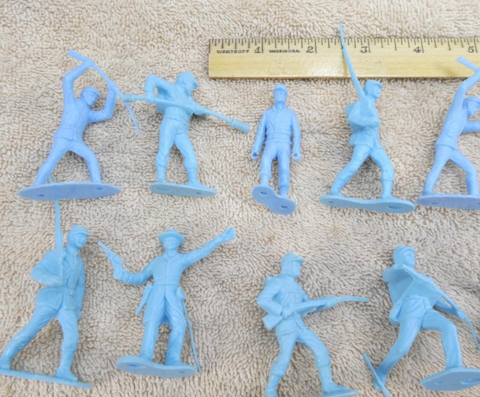 Vintage Lot of 36 Marx Civil War Playset Plastic Figures ! | eBay