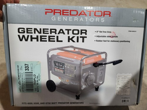 Generator Wheel Kit for Predator Generators ~ 8" Flat Free Tires ~ Item ...