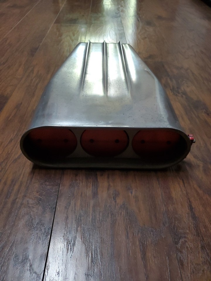 Mr. Gasket Polished Scoop Finned Street Rod Blower Supercharger Hot Rod ...