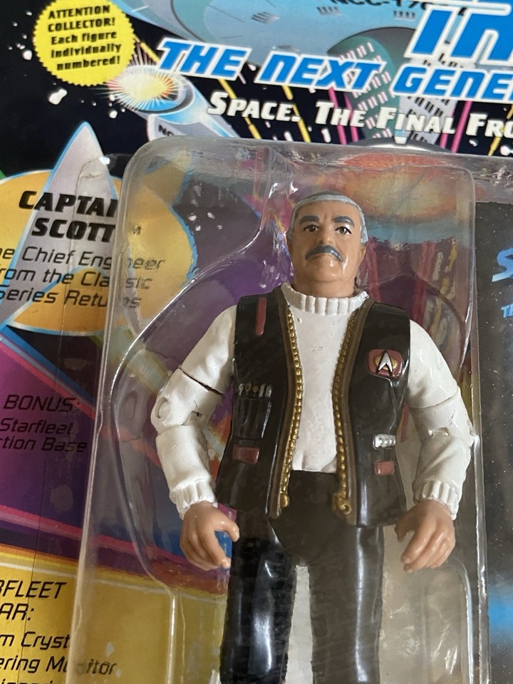 1993 Playmates Star Trek The Next Generation Captain Scott Action ...