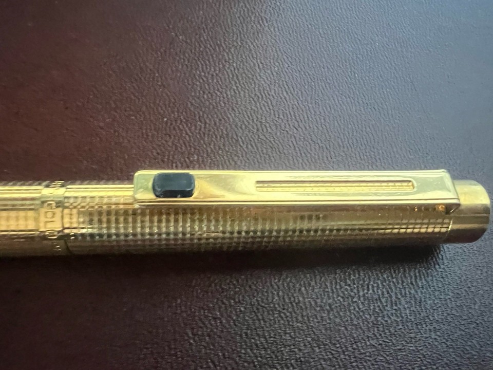 Morris Stylo-Plume Stylo à Plume Plaqué Or Stylo Plume M Écrit Vintage ...