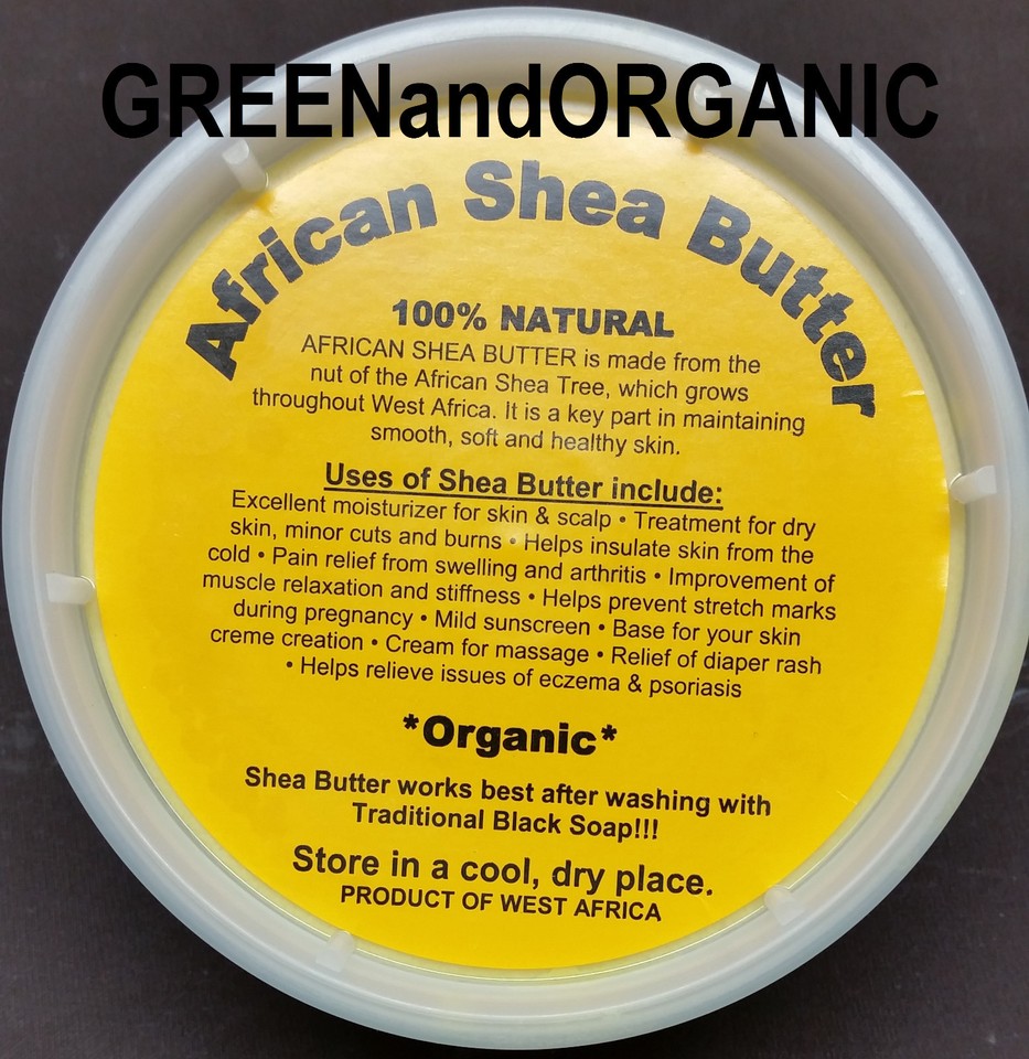 Raw African Shea Butter 32oz -2lb Pure Unrefined Organic 100% Natural ...