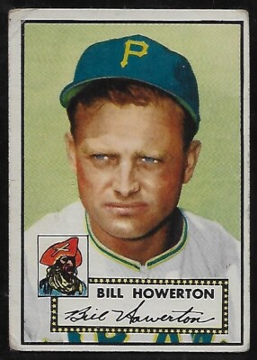 1952 Topps #167 Bill Howerton Pittsburgh Pirates-Nice! | eBay