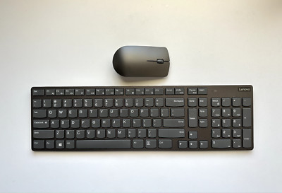 Lenovo Wireless Keyboard and Mouse Set KBRF5C71 - No USB Adapter | eBay