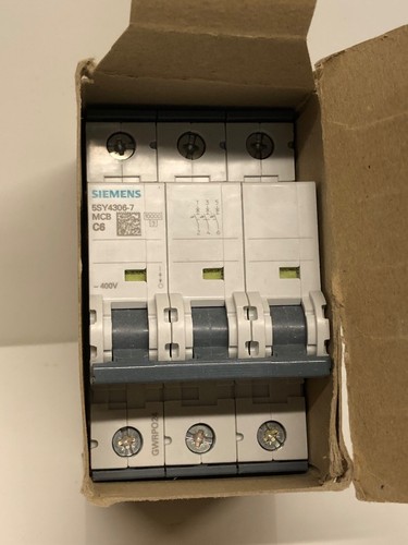 Siemens Disjoncteur 5SY4306-7 / Neuf Emballage D'Origine | eBay