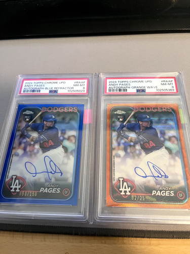 2024 Topps Chrome Update Andy Pages PSA 8 Multiple Cards Available | eBay