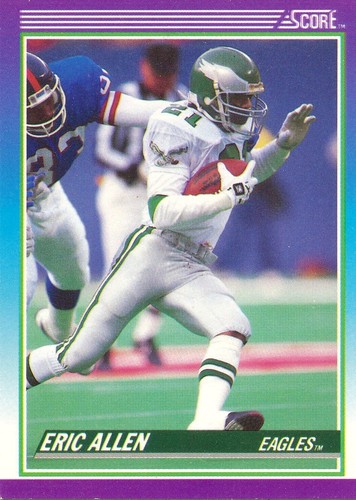 1990 SCORE Eric Allen EAGLES Arizona St ASU SUN-DEVILS | eBay