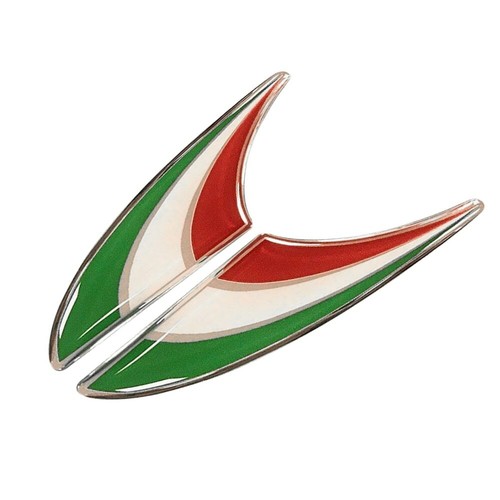 2pcs Italy Italia Flag Badge Sticker Truck Emblem Car Motorcycle ...