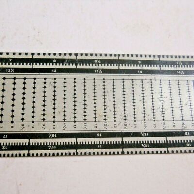 American Gauge Hypen -Hole Perf Rouletted Ruler | eBay