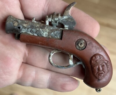 Vintage Miniature Replica Pirate Flintlock Gun Toy | eBay