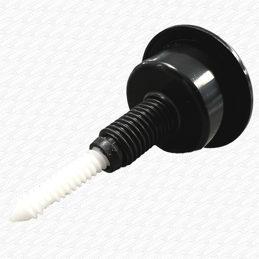 Siamp Optima 49 Black Toilet Push Button Dual Flush Fits Some Twyford ...