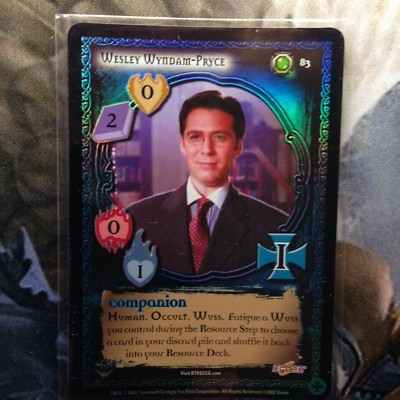 Buffy - Class of 99 "Wesley Wyndam-Pryce" #83 Limited Foil X1 | eBay