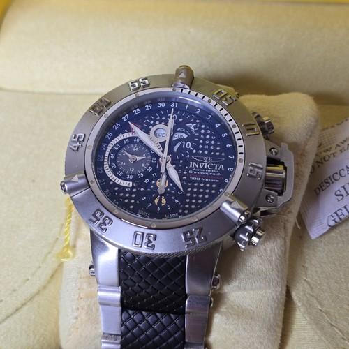 Invicta Subaqua Noma III Watch Valjoux 7751 Automatic Moon Phase Chrono ...