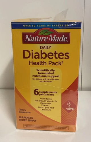 Nature Made Diabetic Health Pack, 60 Packets，11/26 | eBay