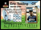 1992 Stadium Club #2 Eric Yelding Houston Astros Baseball | eBay