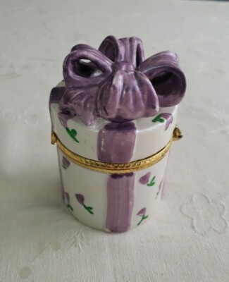 Hermitage Pottery Violet Trinket Box | eBay