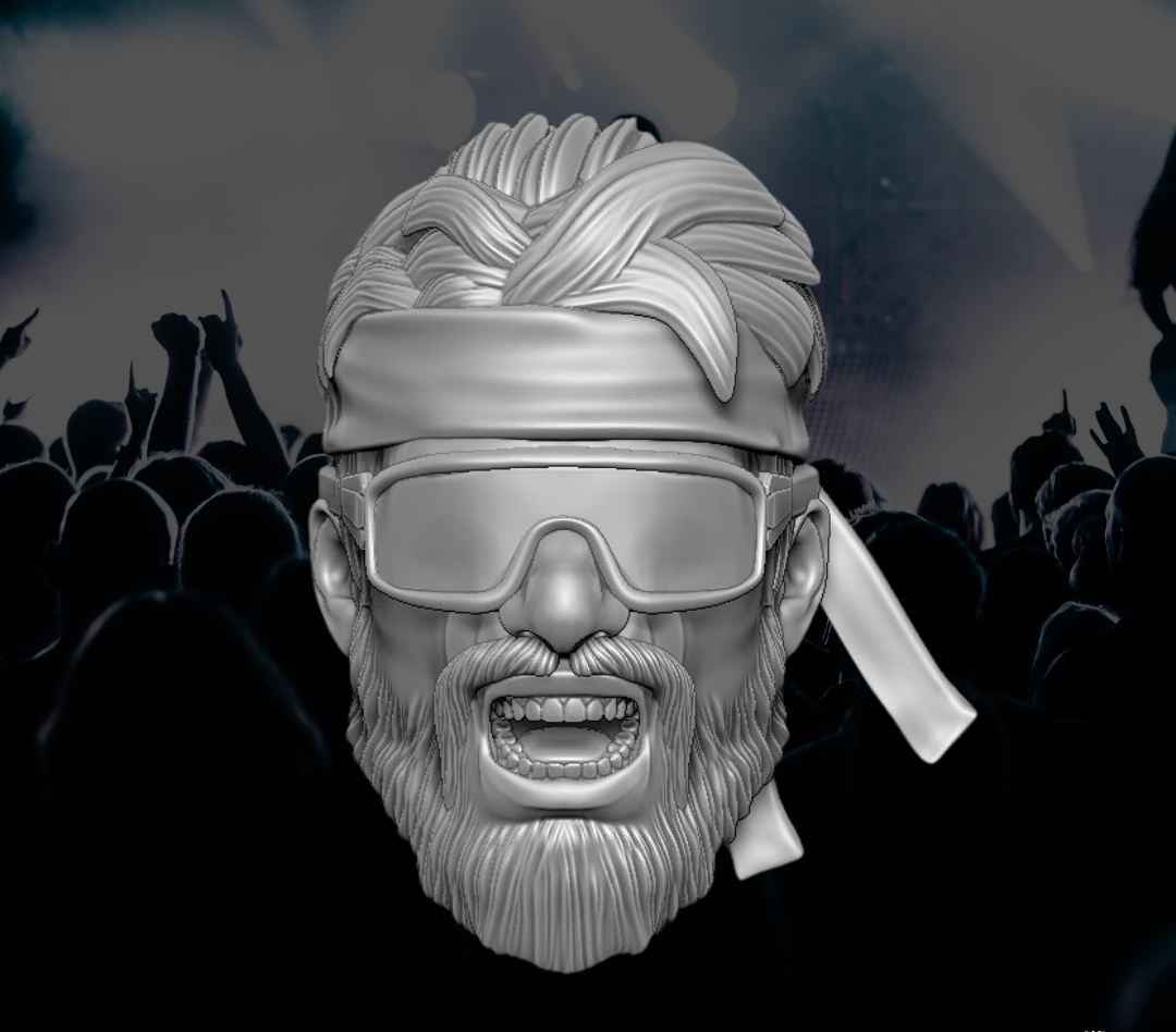 Dreadnok Cold Slither Ripper B 1:6 scale custom unpainted Head 12 ...