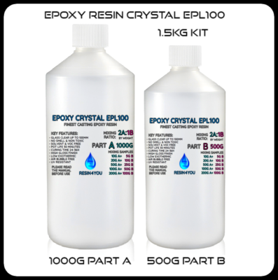 Epoxy Resin Art Glasscast Resin Casting Resin ArtCast Slow Set