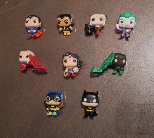 Kinder Egg Limited Edition DC Universe Mini Pops Set of 9 | eBay