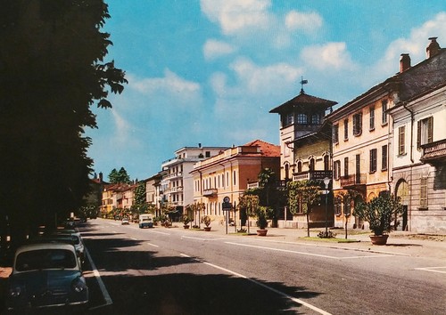 Cartolina - Angera - Lago Maggiore - Piazza Garibaldi - 1971 | eBay