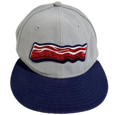 Bacon Hat Lehigh Valley Iron Pigs 7 3/4 Cap 59Fifty New Era Minor ...