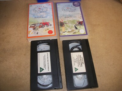 LITTLE RED TRACTOR STORIES- 2x VINTAGE VIDEO PAL VHS | eBay UK