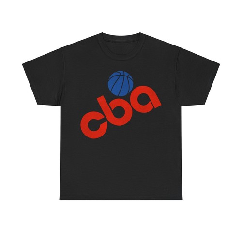 CBA Basketball League Red Logo Nostalgic Retro T-shirt | eBay