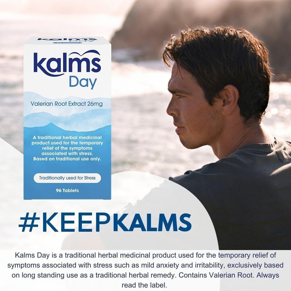Kalms Day 96 Tablets - Herbal relief for Symptoms Associated with ...