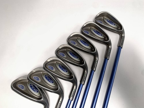 Ping G5 Ladies Iron Set 5-PW+SW Green Dot ULT50I Ladies Graphite Womens ...