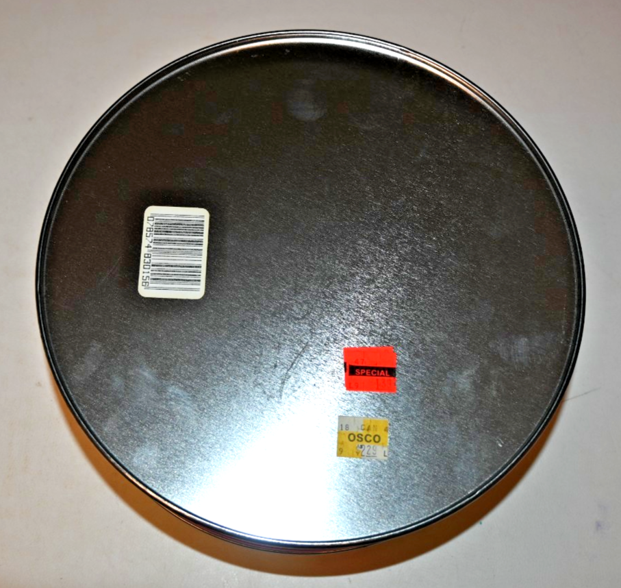 Vintage Set 1970s-80s Round Christmas Cookie Tins Large Medium Small ...