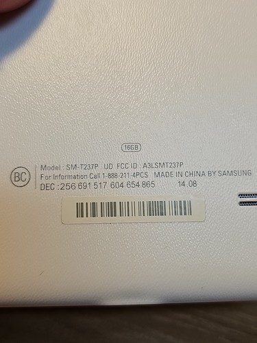 Samsung Galaxy Tab 4 Sm-t237P 7" 16gb (SPRINT) White Tablet | eBay