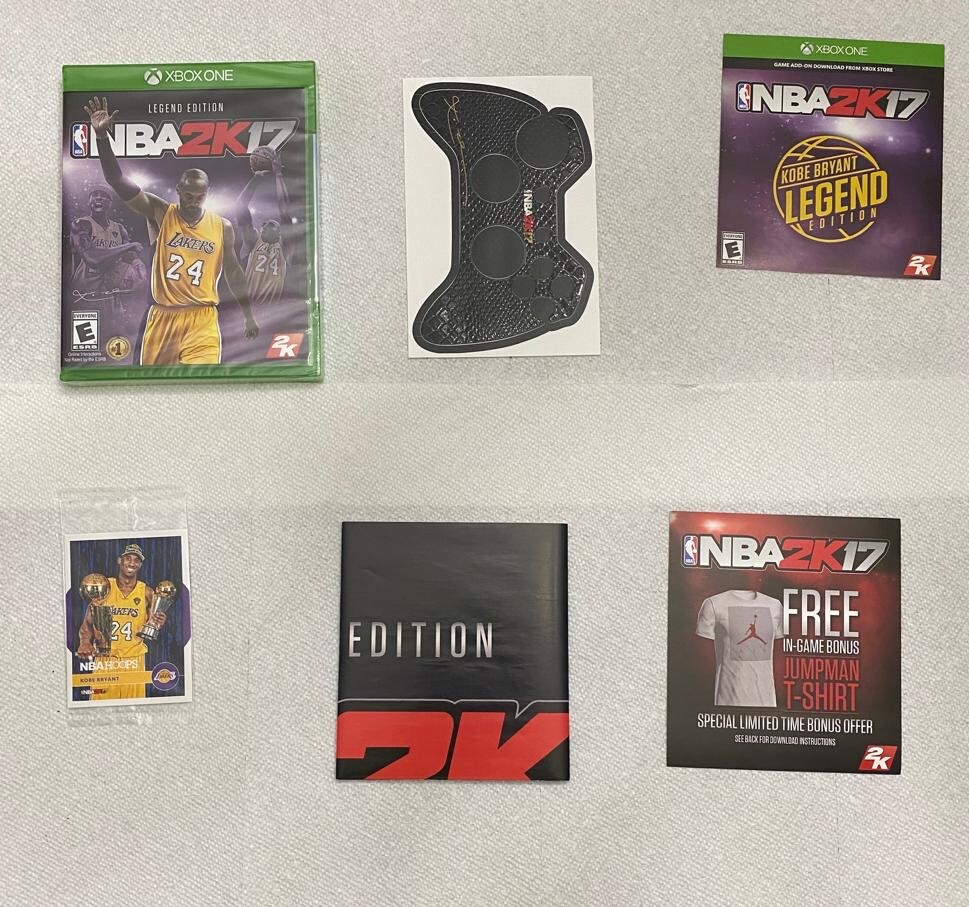 New Kobe Bryant NBA 2K17: Legend Edition (Xbox One) (Collectors Bundle ...
