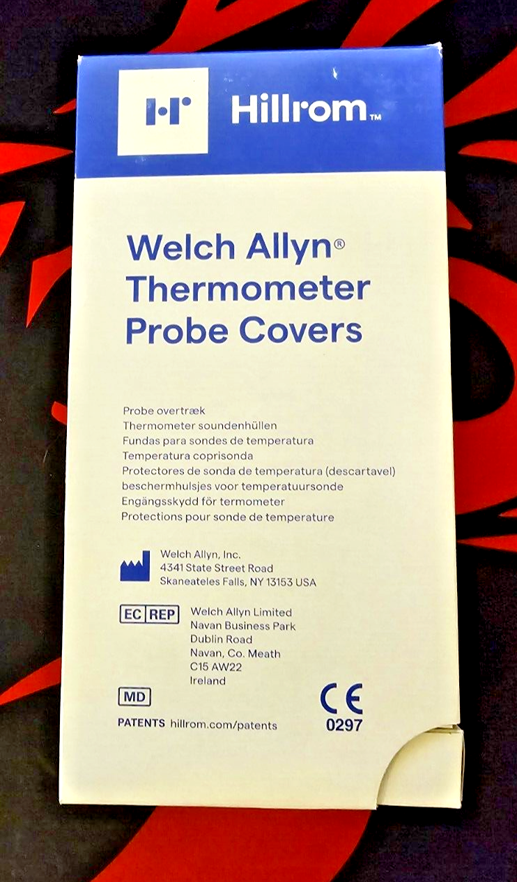 Hillrom Welch Allyn Thermometer Probe Covers 250 x 2 500 / REF# 05031 ...