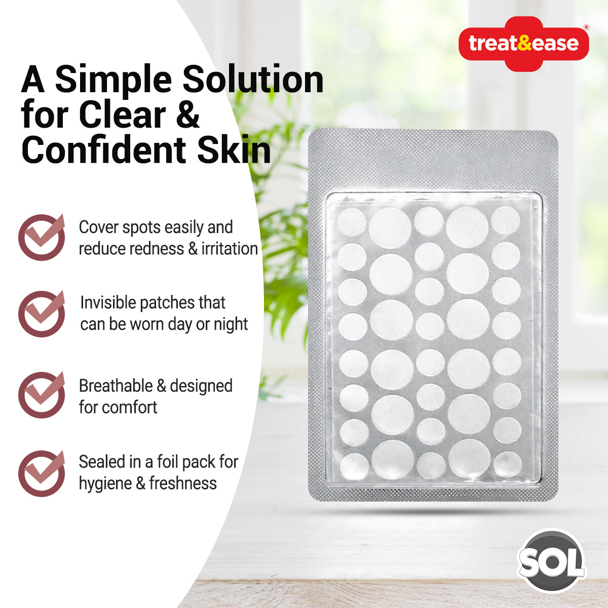 36 Cold Sore Patches Acne Spot Pimple Skin Breathable Blemish ...