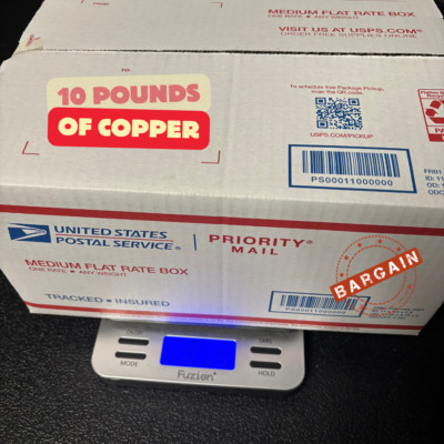 Bargain lot 10 Pounds lbs Total .999 Fine Copper Bullion Bars Ingots ...