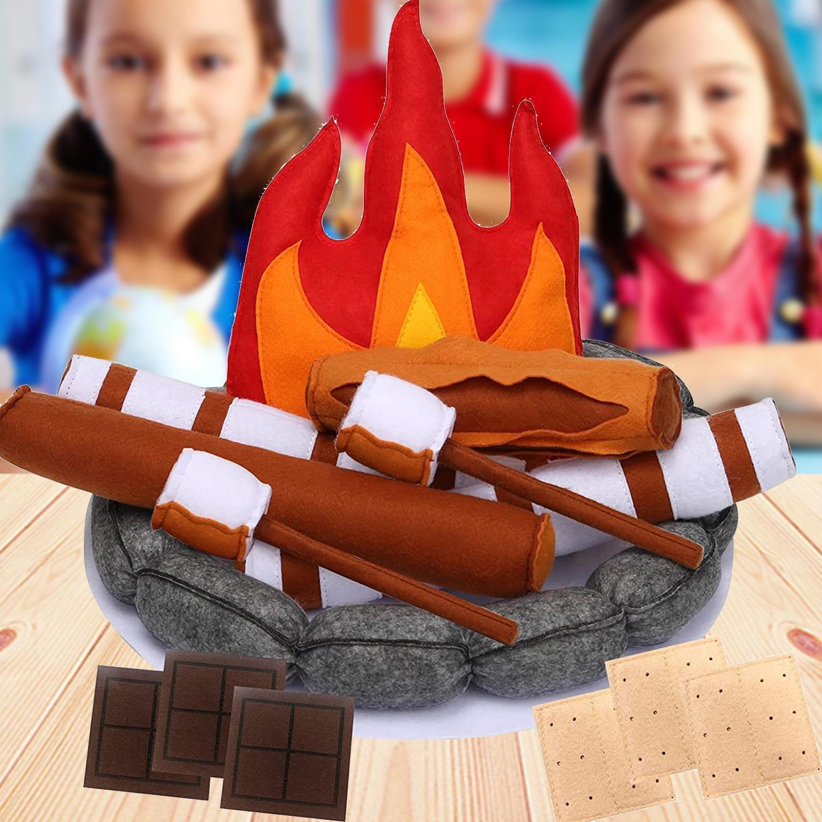 Pretend Play Campfire Needfire Plush Toy Branch Funny Flame Bedroom ...