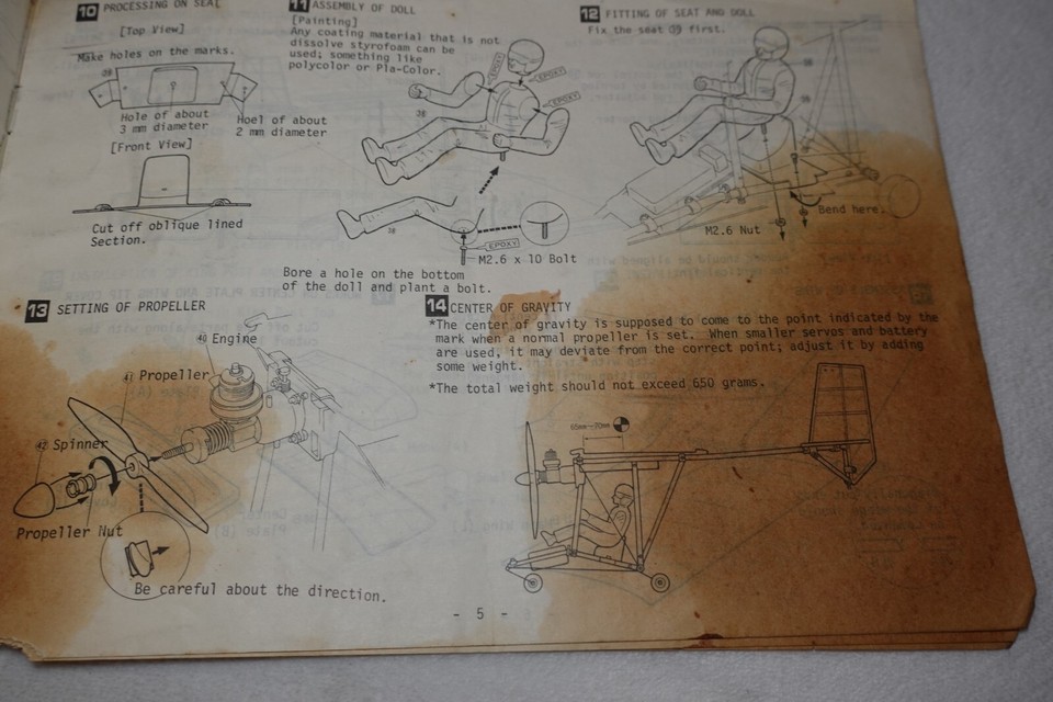 Powered Hang Glider 049 Sky Rally Cox 18th Scale RC Aircraft ...