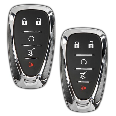 2 Replacement For Chevrolet Smart Key HYQ4EA 5 Button 2018-2020 ...
