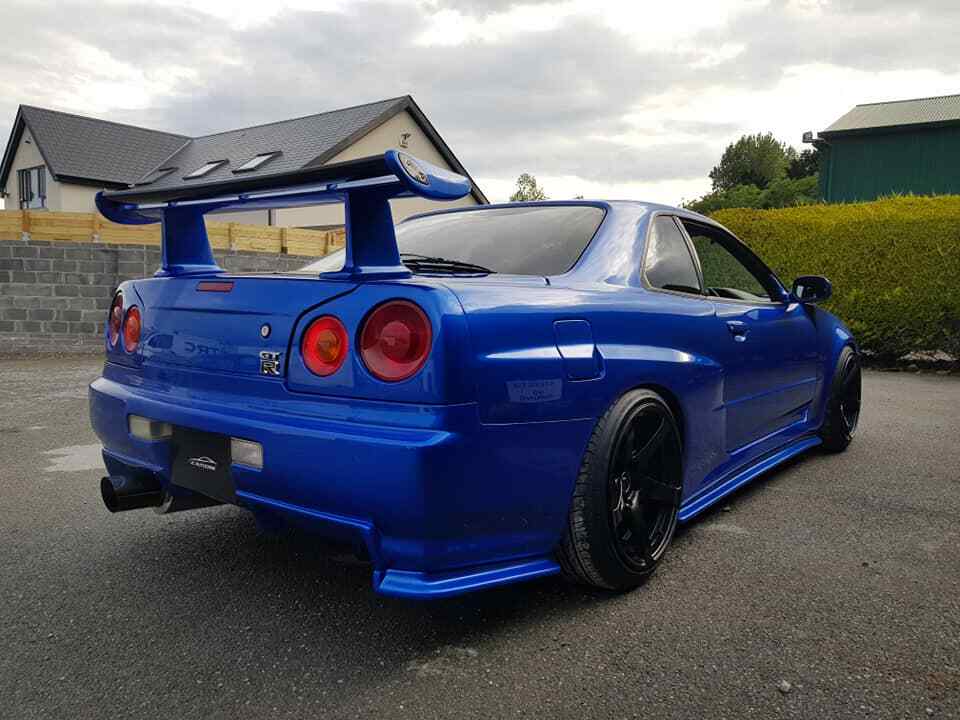 Nissan Skyline Gtr R34 Wide Body Back Sedan Love: An R34 With Room For