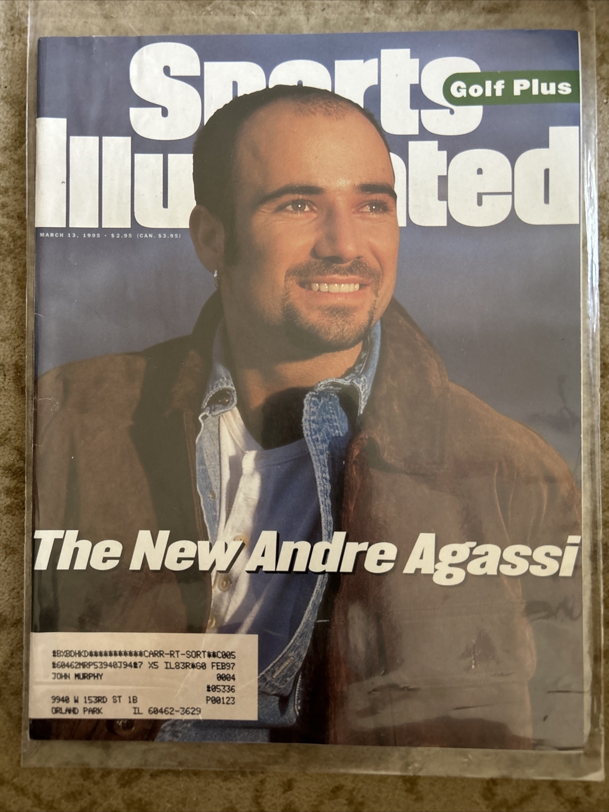 Sports Illustrated 1995 Andre Agassi NMT | eBay