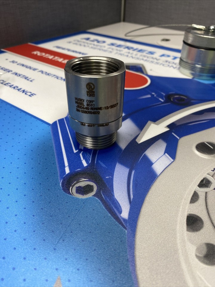 Husky DEF Swivel 1”m BSPP x 1”f NPT Stainless Steel | eBay