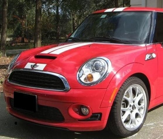 4" VINYL BONNET and BOOT RALLY STRIPES RACING STRIPE DECAL KIT For MINI ...