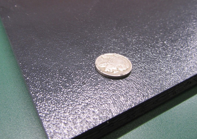 Black ABS Sheet 3/8" (.375") X 24" X 24" Haircell Textured One Side | eBay