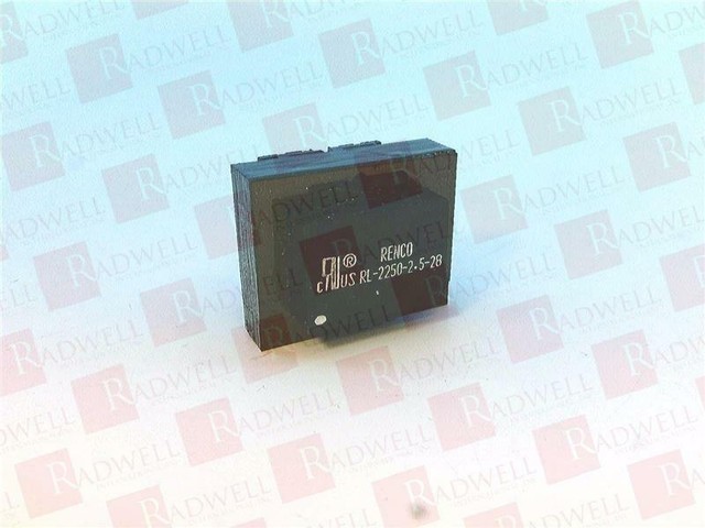 Renco Transformer RL-2250-2.5-28. Renco/0904. 241x10 & 641x 10. 8 Pin ...